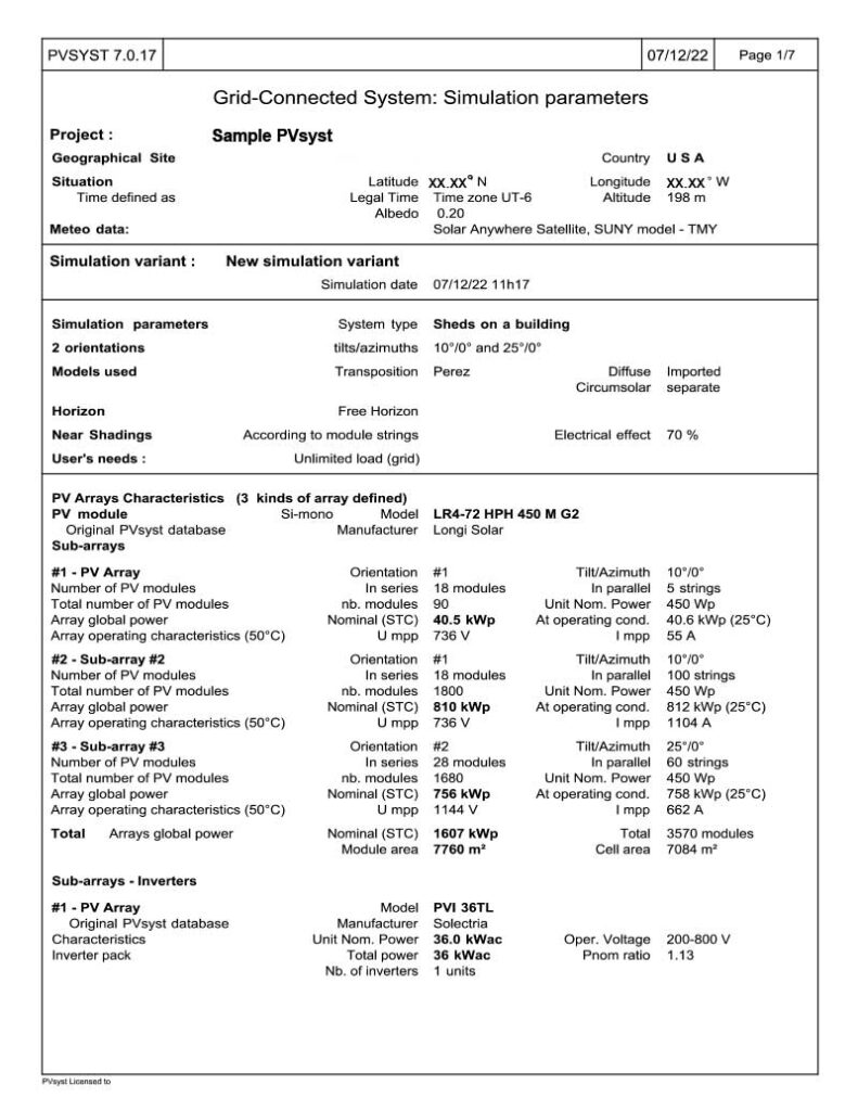 Generation Reports (PVsyst) - BattSol Energy Pvt Ltd